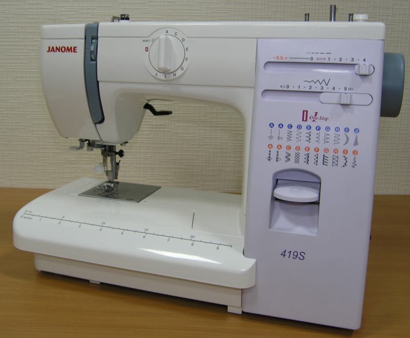 Janome 419S электромеханическая швейная машина